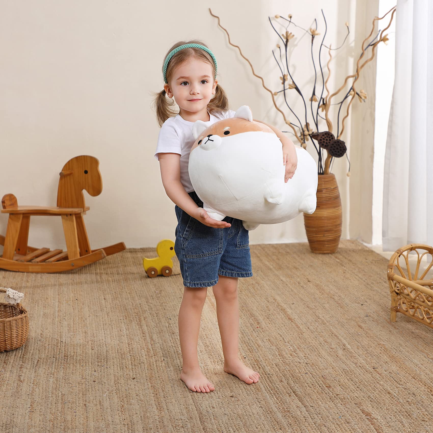 OurHonor 15.8" Octopus Plush Toy - Cute, Soft, Squishy Hugging Pillow for Kids Nap & Sleep, Kawaii Stuffed Animal Gift