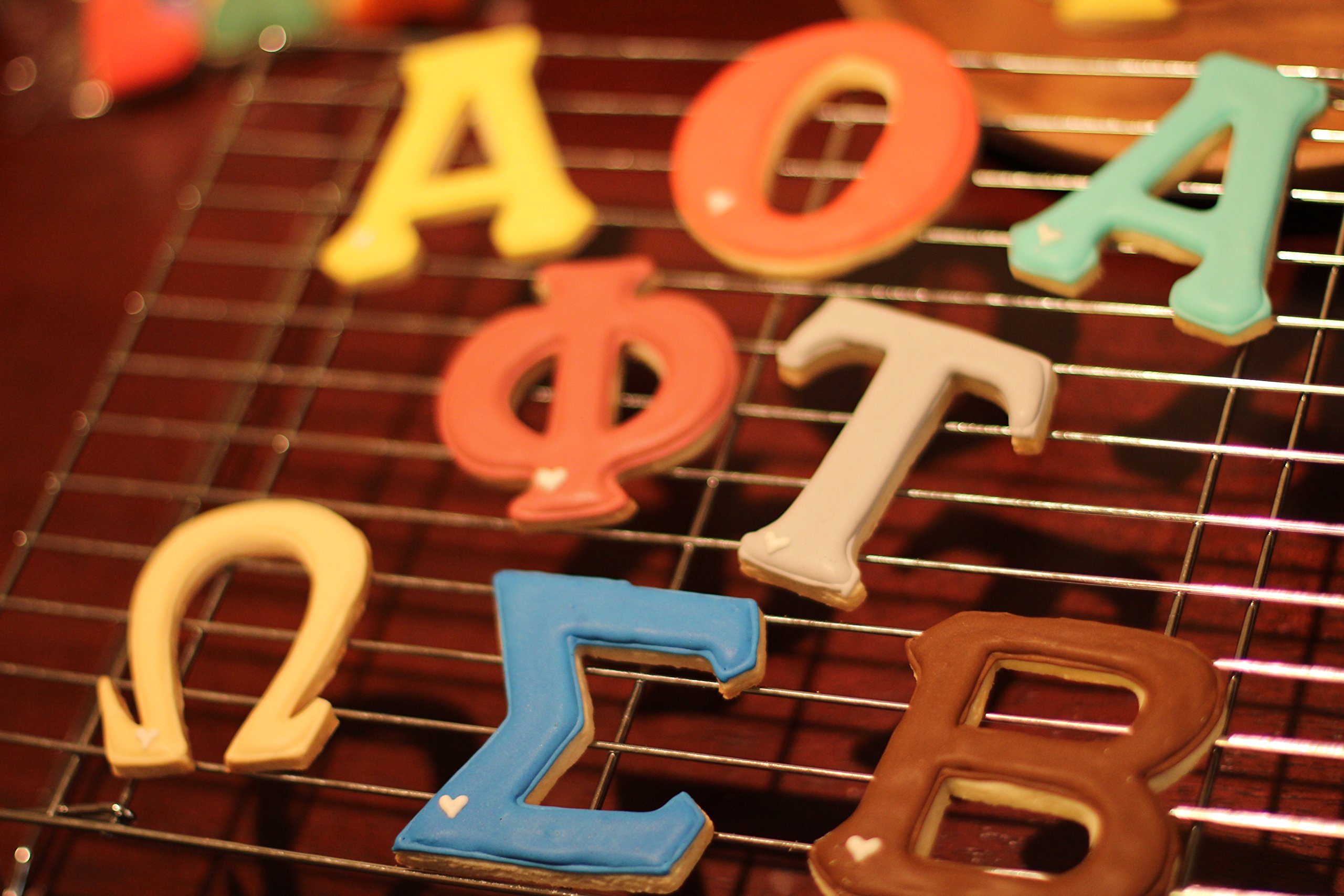 Live Greek, Greek Alphabet Letter Shaped Cookie Cutter, 3 Inches Long, Great Gift, Big Sis/Lil Sis, Fundraising, Parties, Sororities, Fraternities, Panhellenic, Art Stencil - TAU Shape