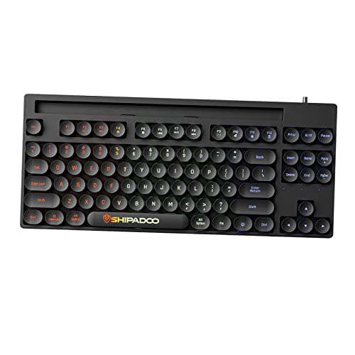 Ronyme Mechanical Gaming Keyboard Delicate Touch Replacement Plug and Play Wired Keypad for Desktop, Black