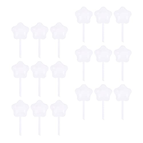 UPKOCH 50pcs Shape Waffles Dessert Droppers Cakes Heart and Syringe Star Cream Pipette Strawberries Infuser Cuake Transfer Jam Ml Straw Pasteur Cuakes Squeeze Ice Transparent
