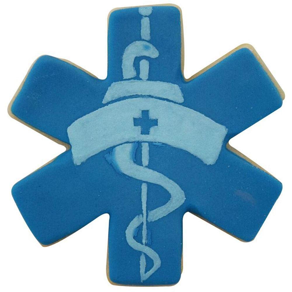 R&M Medical Symbol Cookie Cutter 3 Inch –Tin Plated Steel Cookie Cutters – Medical Symbol Cookie Mold