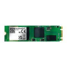 Swissbit SFSA020GM2AK1TO-I-6B-52P-STD, Solid State Drive, 20GB, 3.3V, M.2 SATA SSD, X-76m2 2280, 3D pSLC, -40 to 85°C
