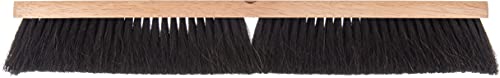 SPARTA Flo-Pac Horsehair Floor Sweep, Floor Brush for Cleaning, 24 Inches, Black