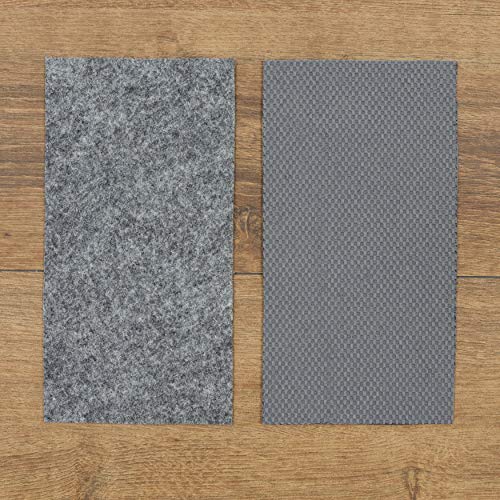 Mohawk Home 2 x 3 1/8 Low Profile Non Slip Rug Pad Felt + Rubber Gripper, Great For High Traffic Areas -Safe For All Floors