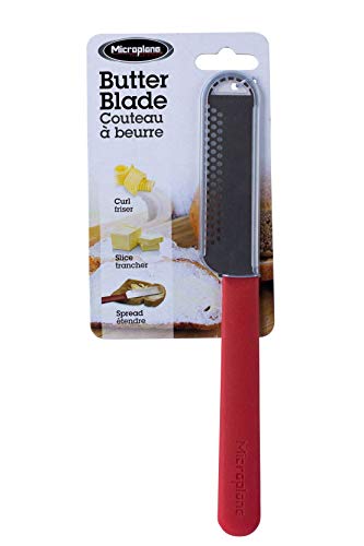 Microplane Blade Butter Spreader, One Size, Red (41151)