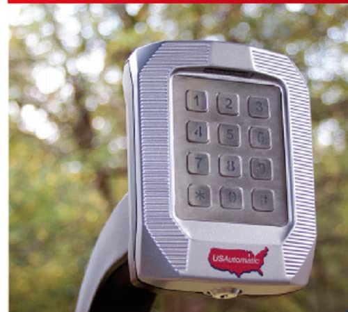 US Automatic 050551 Premium Wireless Keypad Rugged Die-Cast Locking Aluminum
