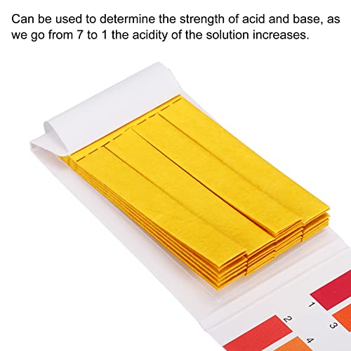 PATIKIL PH Test Strips 1-14, 3 Pack 240 Indicator Papers Litmus Tester for Water Food Soil Alkaline Acid Testing