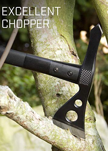SOG Tactical Tomahawk- Throwing Hatchet, Versatile Survival Tactical Axe and Emergency Breaching Tool with Sheath (F01TN-CP)