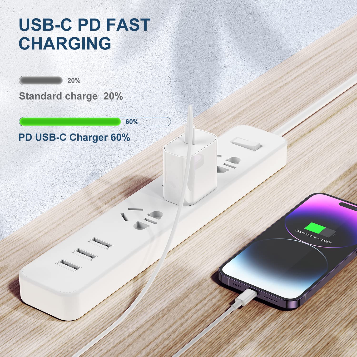 USB C 27w 2 Port iPhone Car Charger with 20W Apple Fast Charging Block,2Pack Type C [Apple MFi Certified] 6 Feet Lightning Cable for iPhone 14 13 12 11 Pro/Pro Max/Mini/iPhone SE