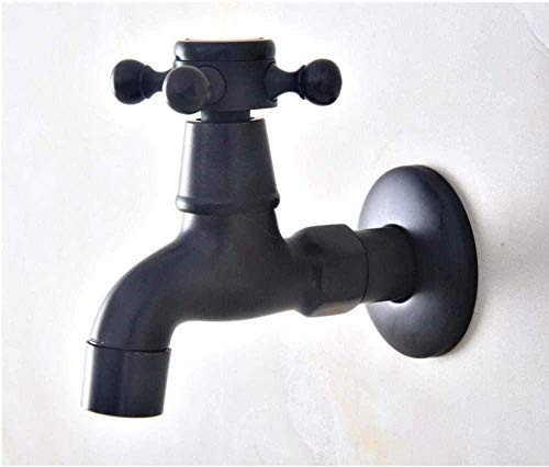 NZDY Faucet Oil Rubbed Bronze Outdoorgarden Water Tap Mop Pool Faucet Laundry Sink Cold Water Tap