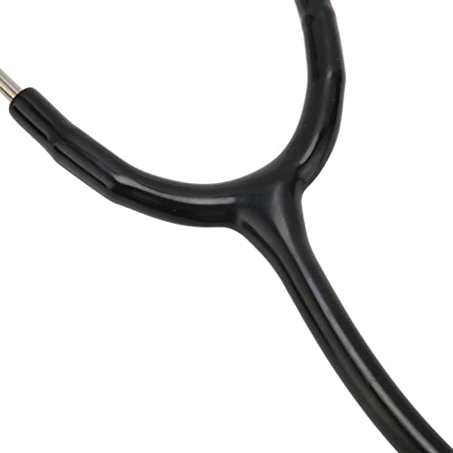 Stethoscope, Professional Clear Transmission Soft Ear Plugs Fetal Heart Stethoscope Dual Head Stainless Steel for Nurses for Clinic