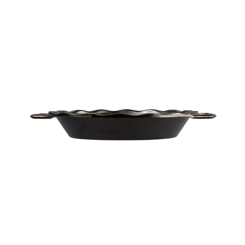 Lodge Cast Iron Pie Pan 9 Inch and Silicone Brush Melting Pot Bundle