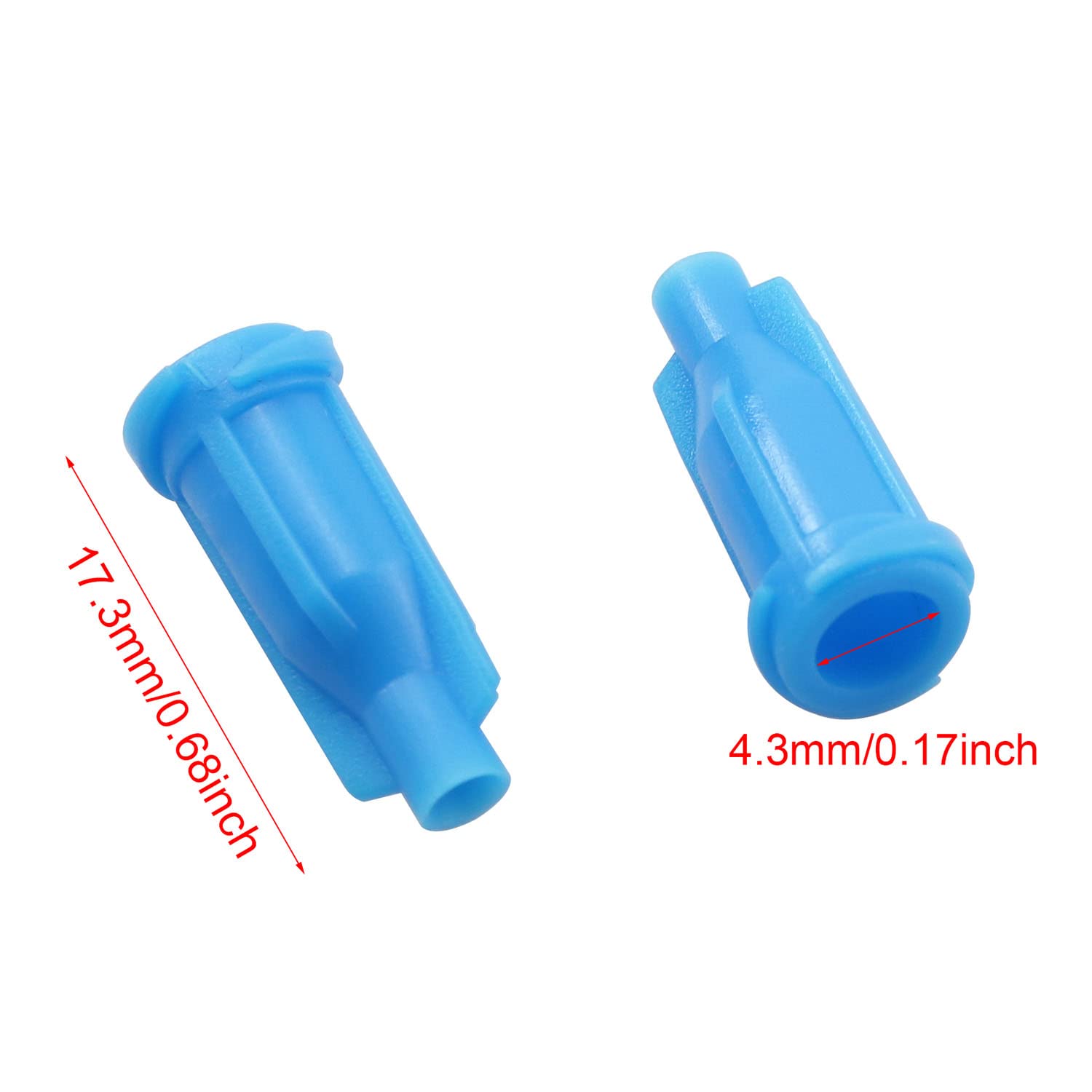 Syringe Tip Cap ZRM&E 200PCS Mixture Color Luer Lock Cap Syringe Caps for Luer Slip Lock Tip, Dispensing Needle Tip Cap