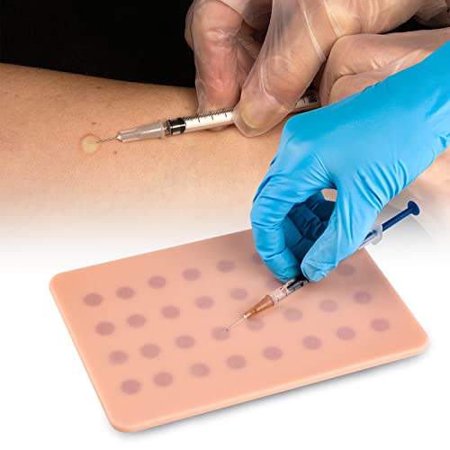 Ultrassist Intradermal Dual (2-Pack) Injection Training Pads with 64 Injection Spots (for Training Use Only)