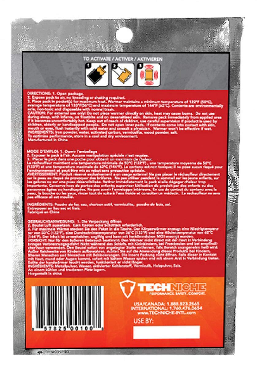 Heat Pax 24+ Hour Body Warmers TechNiche International - 20 Piece Pack