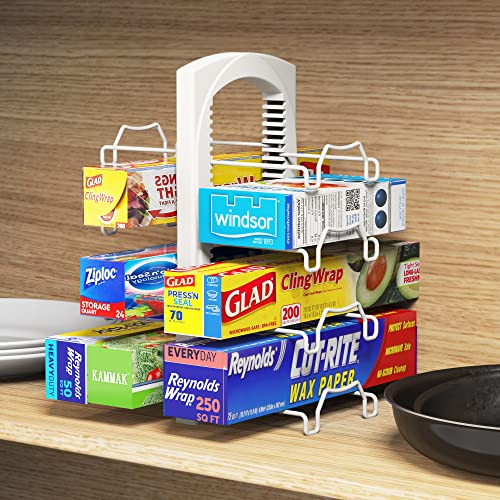 SimpleHousewares Adjustable Kitchen Wrap Organizer