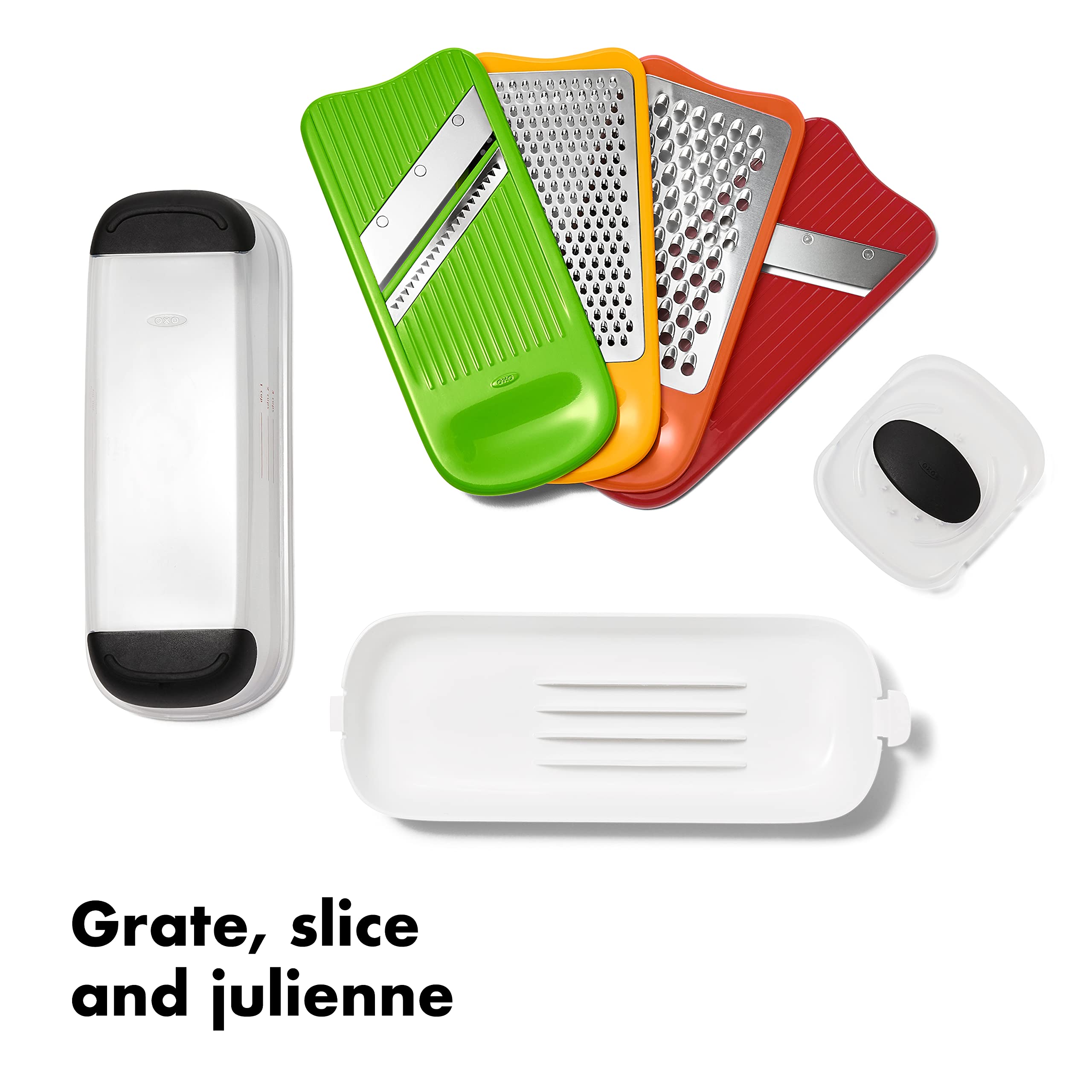 OXO Good Grips Complete Grate & Slice Set - NEW, White