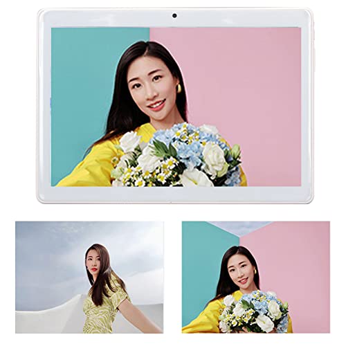Tablet, Aluminum Alloy Silver Front 2MP Back 5MP Ultra Thin Tablet IPS HD Touch Screen for Photography (US Plug)
