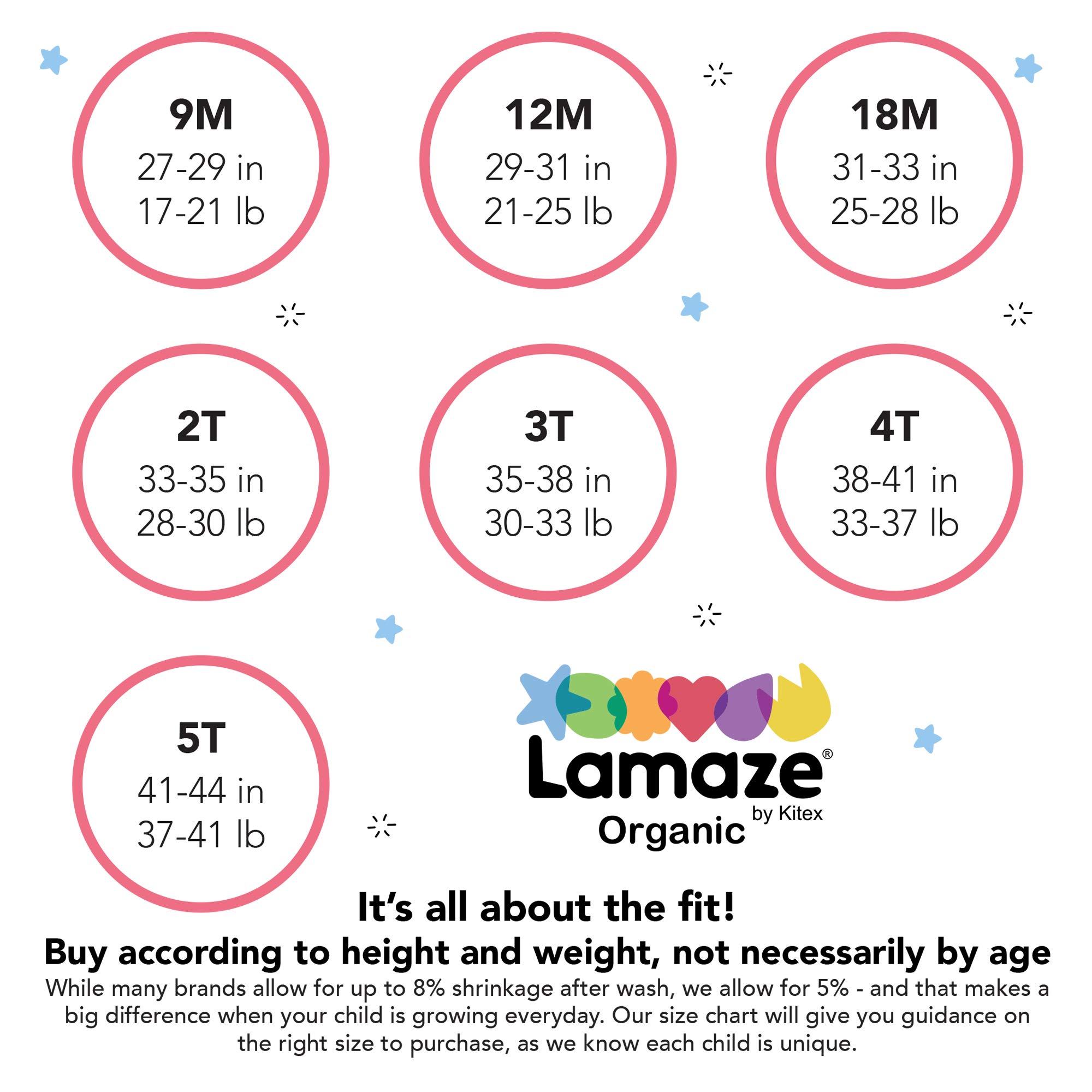Lamaze Organic Baby Baby Boys' Toddler Reusable and Washable Cotton Training Pants, Blue/Grey/Smiley Faces, 4T