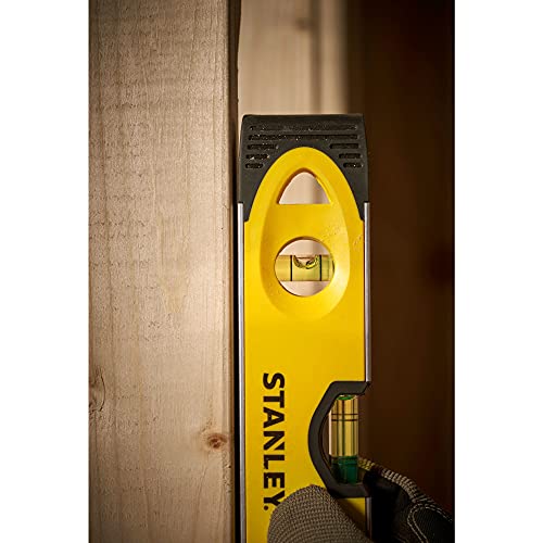 Stanley 0-43-511 Spirit level "Torpedo" of plastic/aluminum, Black
