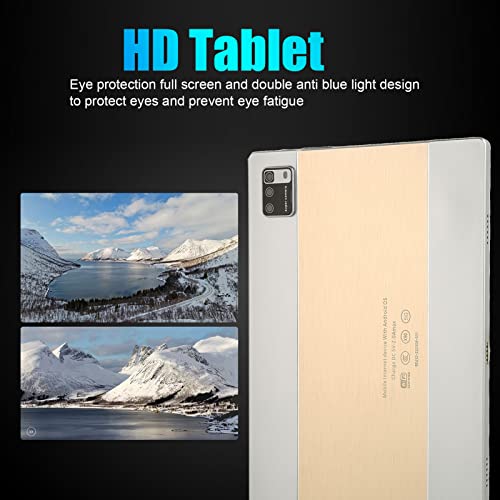 Tablet 10 inch Android 11 4G LTE Tablet PC 2 Sim Slot, 6GB RAM 128GB ROM,8800mAh Battery, 4G LTE Tablet Phone Makes Calls, Front 8MP, Rear 20MP Camera, Phone Call, Bluetooth WiFi GPS Video(US)