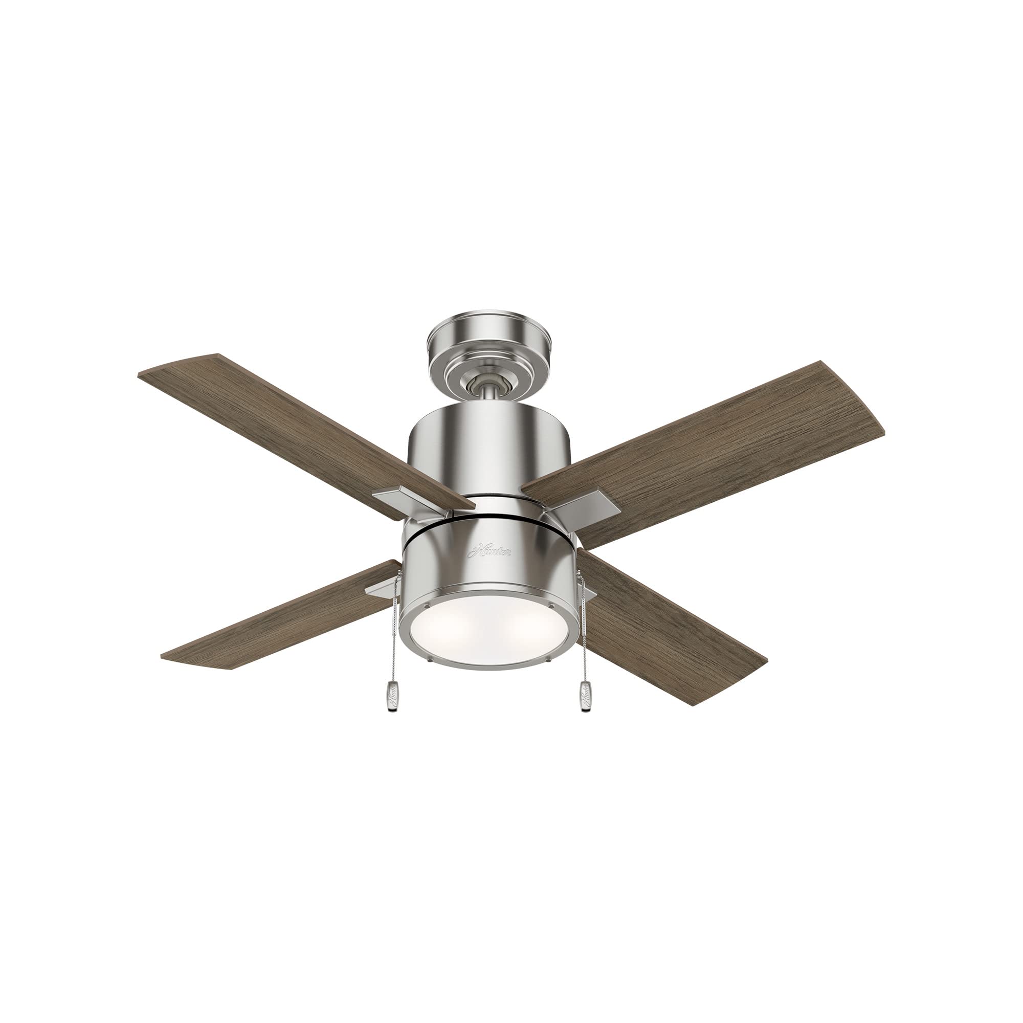 Hunter Fan Company 53432 Beck Ceiling Fan, 42, Brushed Nickel Finish