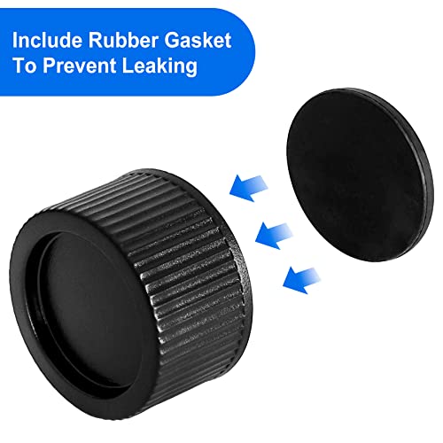 Porscan 2PCS SX180HG Drain Cap and Gasket Replacement for Hayward Sand Filter - Drain Cap Kit Compatible with Hayward Pro Series S180T S244T S210T S220T S270T2 S310T2 High Rate Swimming Pool Filter