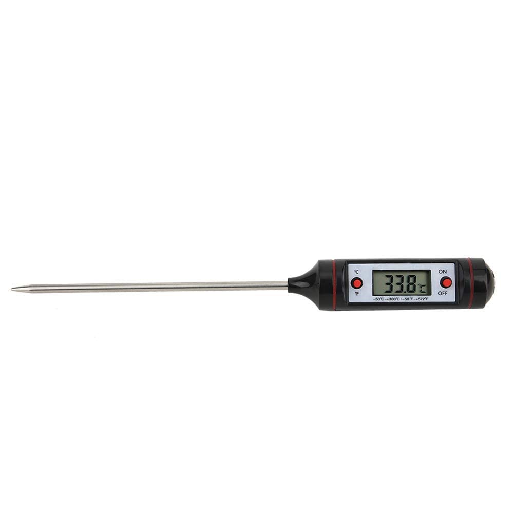 Probe Digital Thermometer,Instant Read Cooking Thermometer,Food Electronic Temperature Gauge Tester,Fahrenheit And Celsius Degree Display Switch,High Accuracy,for BBQ Food liquid Meat Temperature Test