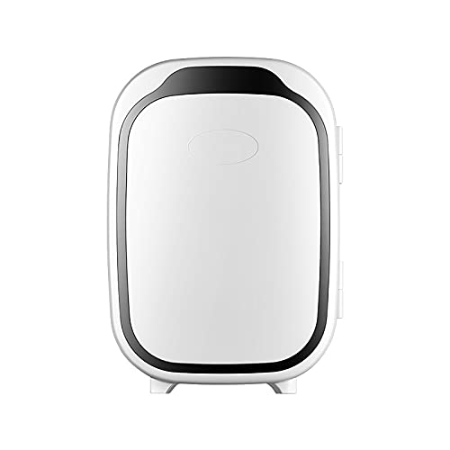 Makeup Mirrors Wall Mounted Skincare Fridge Mini Fridge 6L Compact Refrigerators for Bedroom Makeup Cosmetics Refrigerator for Skincare Travel Portable Refrigerator (Car and Home Dual Use) (Black)