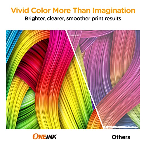 ONEINK 972X Ink Cartridges Compatible for HP 972, Upgraded Chips, Work for Pagewide Pro 477dn 477dw 452dn 452dw 577dw 577z Managed P55250dw P57750dw Printers, 4 Packs (Black/Cyan/Magenta/Yellow)