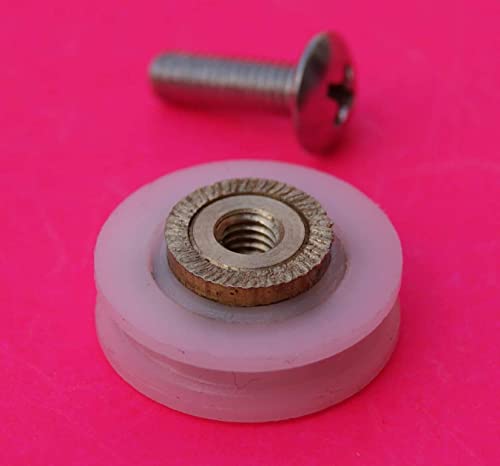 Replacement Shower Door Rollers/Runners/Wheels Grooved 19mm Diameter (19mm-4pcs)