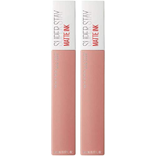 Pack of 2 Maybelline New York SuperStay Matte Ink Liquid Lipstick, Heroine # 25, 0.15 pounds