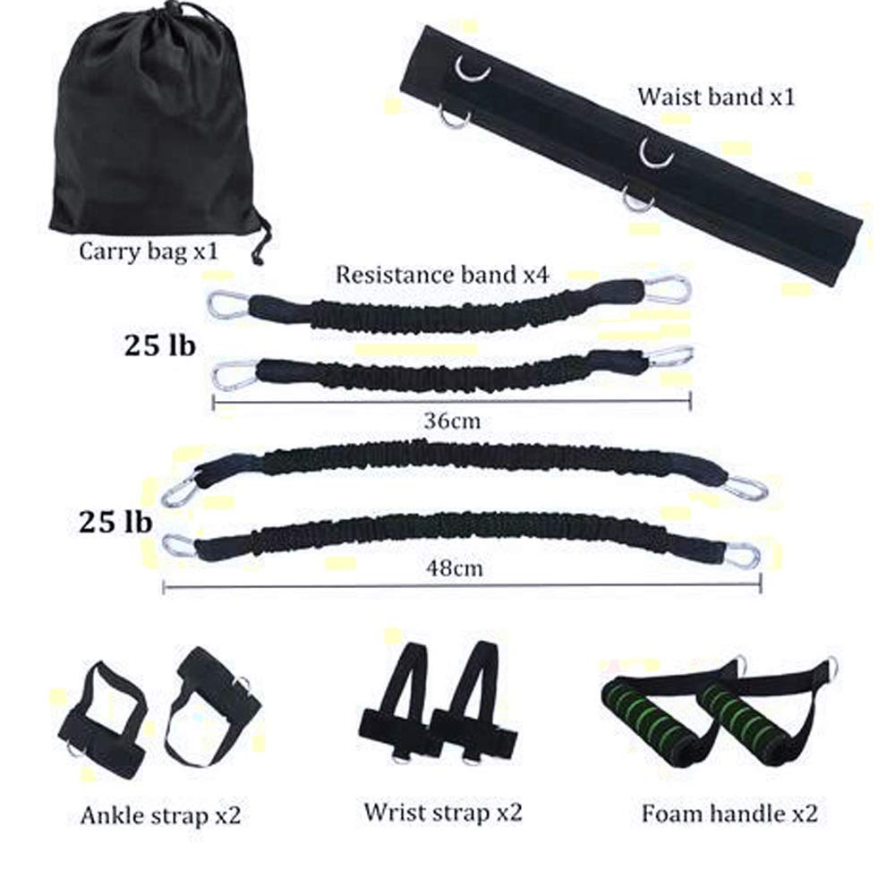HYPE Boxing Thai Gym Strength Training Equipment Sports Fitness Resistance Bands Set