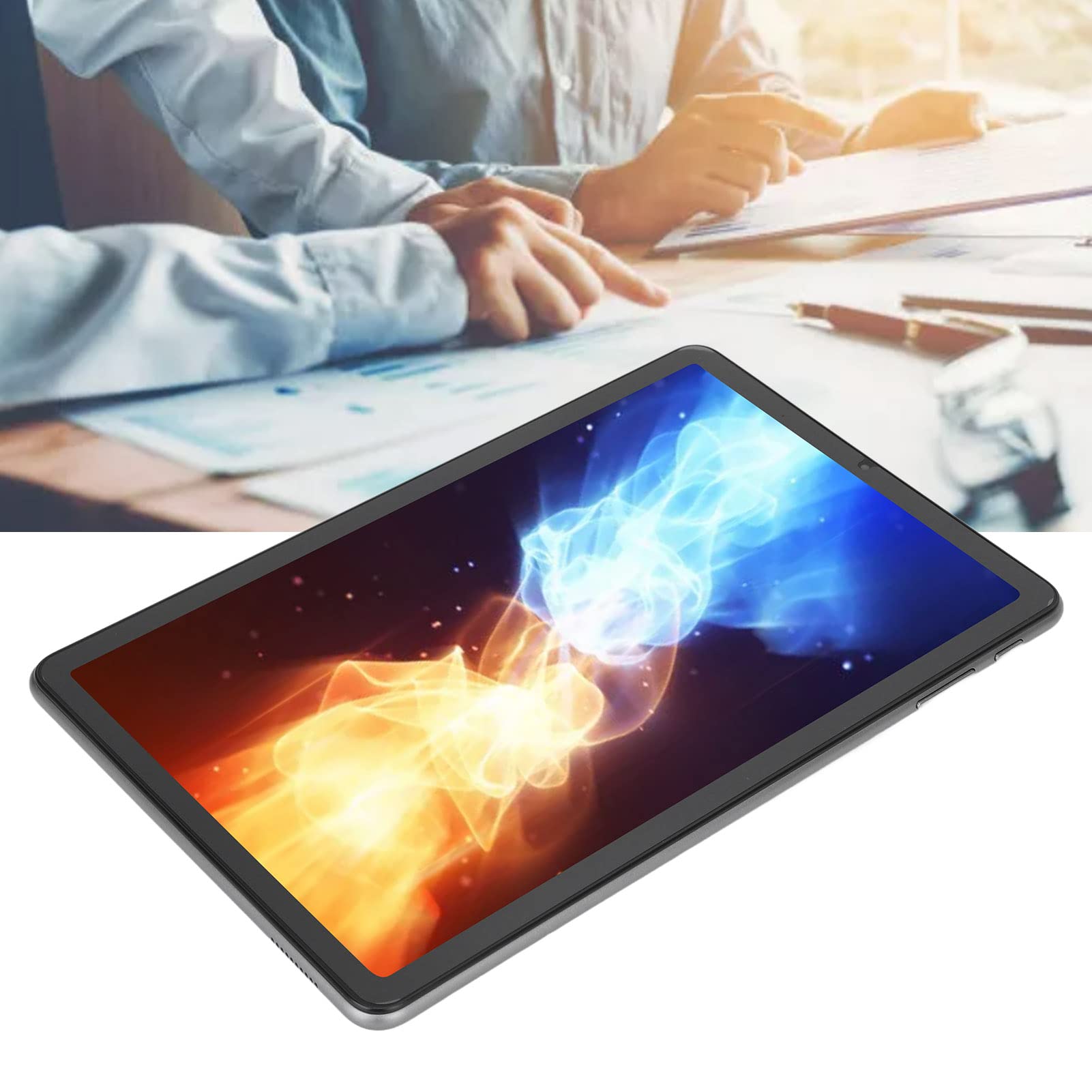 Septpenta 10.4 Inch HD Tablet, Octa Core Processing Chip, 2000X1200 Resolution 2K Full Screen, Front and Rear 5Mp Cameras, 64Gb 4Gb 5G 2.4G Dual Band for Android 11(USA)