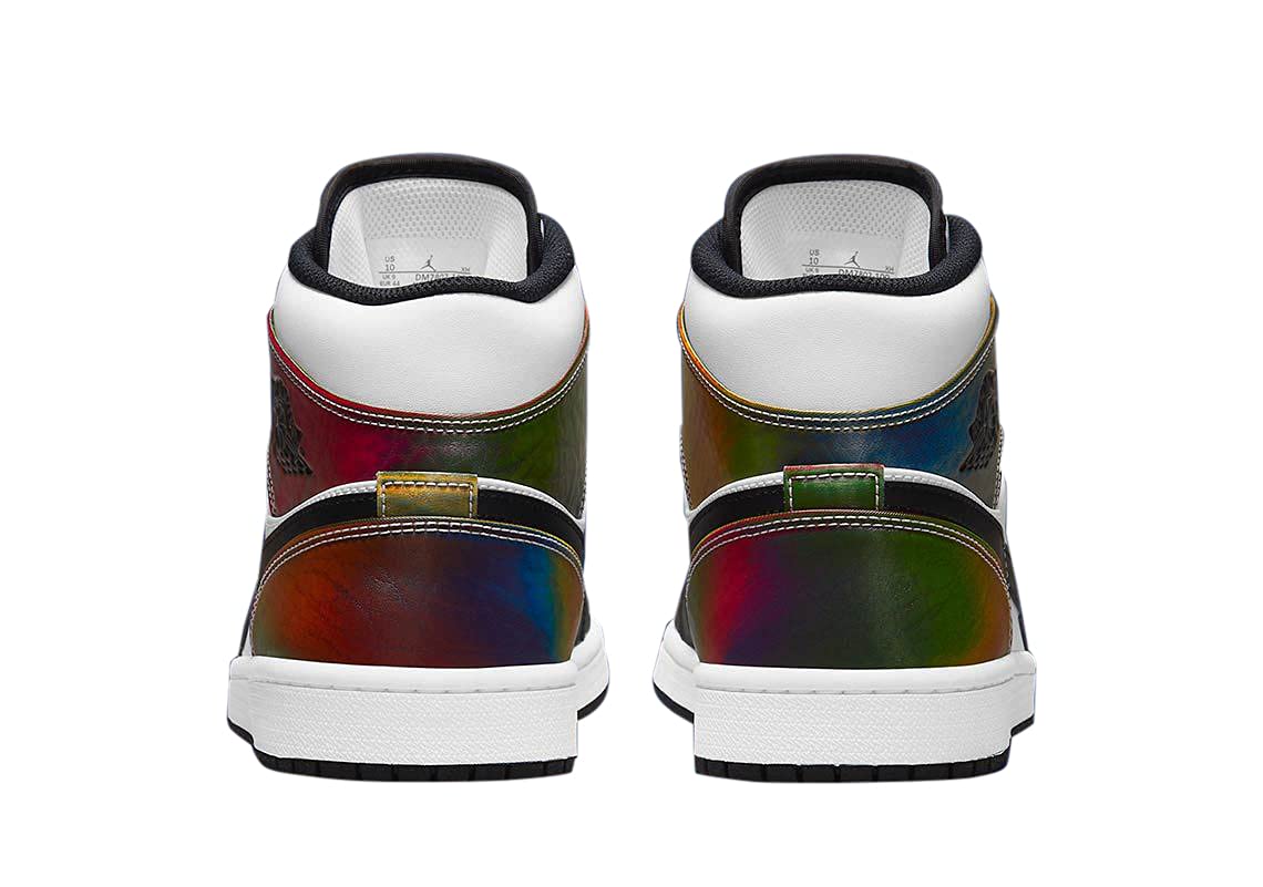 Jordan Mens Air 1 Mid SE DM7802 100 Heat Reactive - Size 14 White/Black