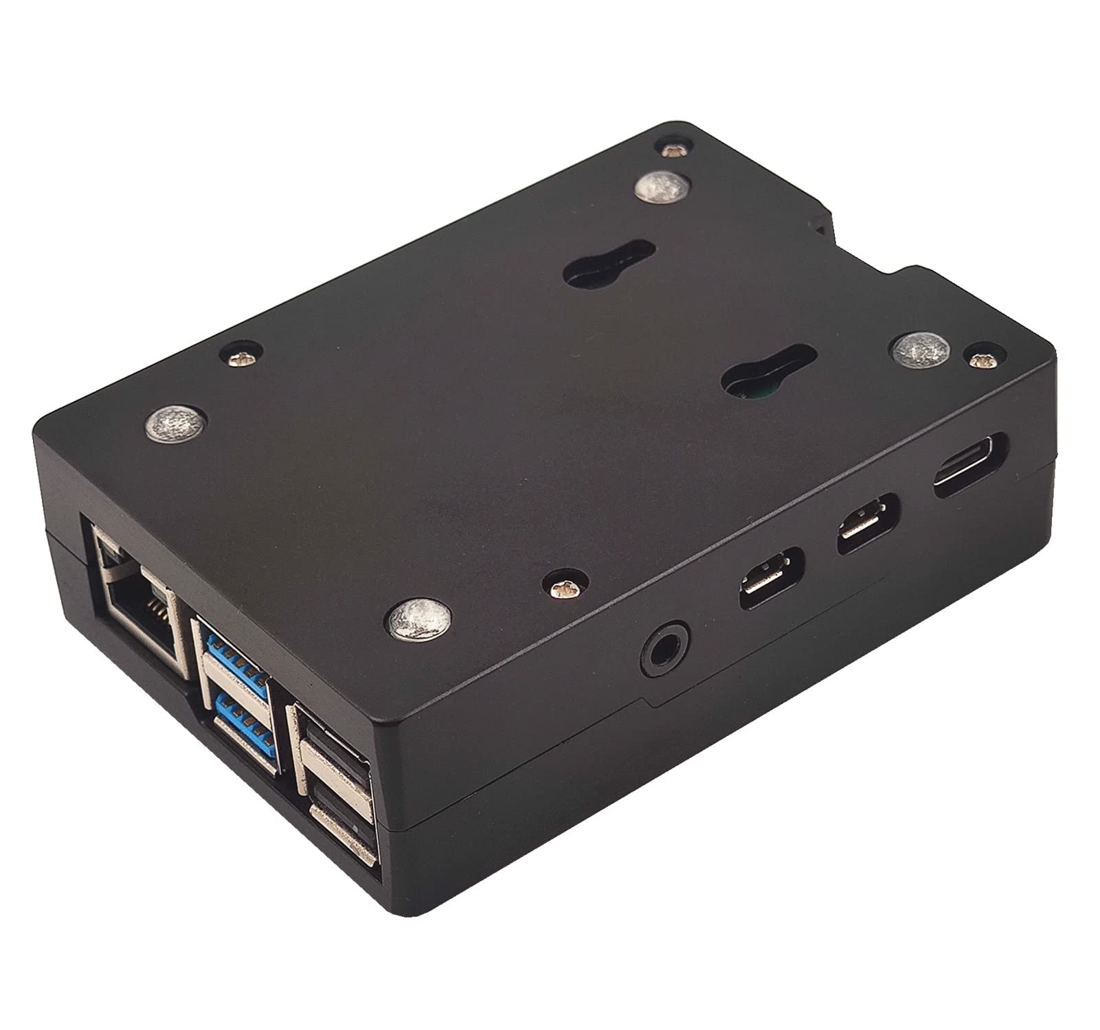 Raspberry Pi 4 Aluminum Case Metal Enclosure Passive Cooling Heatsink Case for Raspberry PI 4 Model B