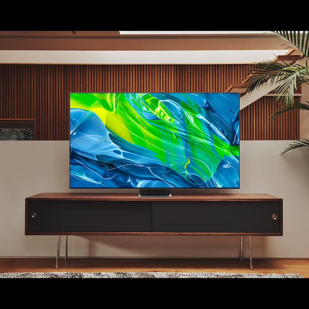 SAMSUNG QN65S95BAFXZA 65 inch 4K Quantum HDR OLED Smart TV 2022 (Renewed) Bundle with 2 YR CPS Enhanced Protection Pack