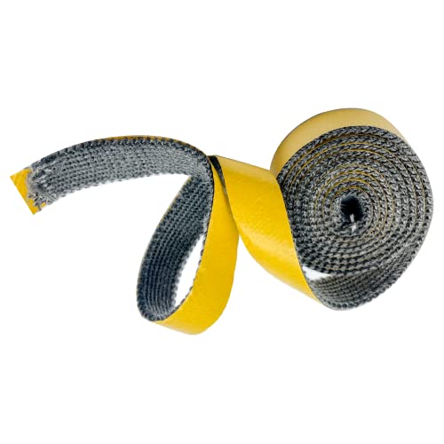 Stove and Fireplace Replacement Gasket Tape, High Temperature Fiberglass Flat Gasket Tape ,Self Adhesive Flat Gasket for Woodburning Coal Stoves Smokers (1" Width 78" Length)