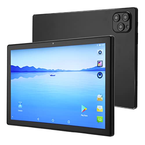 soobu 10.1 Inch Tablet Portable Tablet 100-240V 6G RAM 128G ROM 5G 2.4G WiFi 10.1 Inch IPS Screen Home for Travel (US Plug)