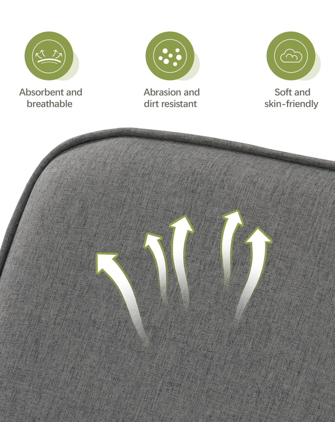VLIVE Convertible Sleeper Sofa Chair - Adjustable Single Couch with Table & Pillow, Multifunctional Folding Chair Bed for Living Rooms, Bedroom, Small Apartment and Studios, Grey