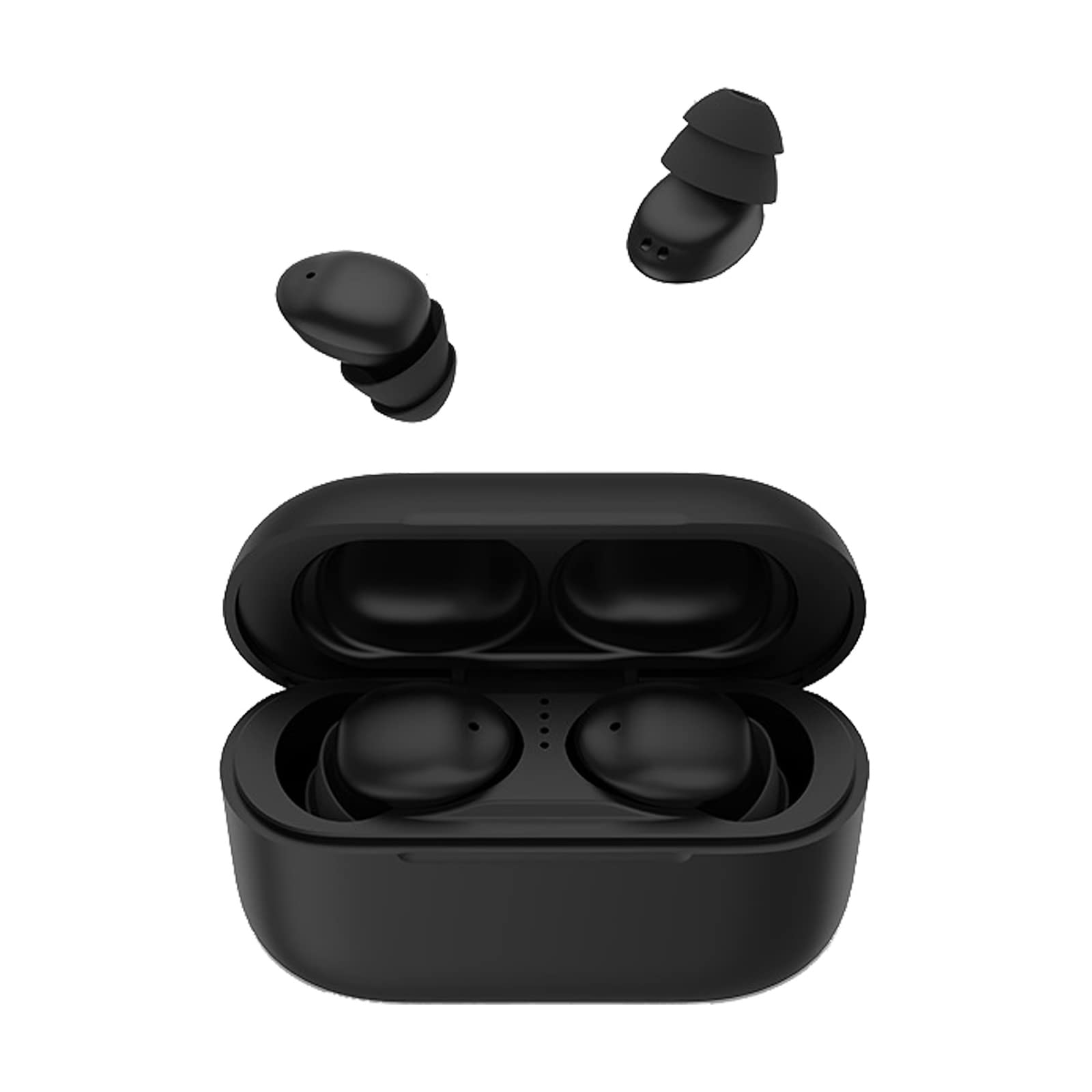 Sleep Earbuds for Side Sleepers Invisible Earbuds for Sleeping Smallest Sleep Buds Tiny Mini Small Discreet Bluetooth Earpiece Wireless Hidden Headphones Work Sports Black
