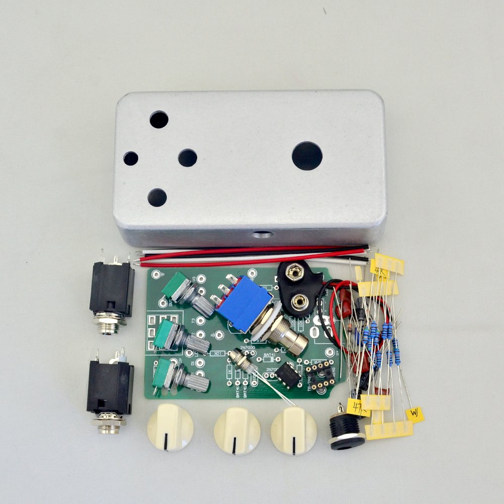 LANDTONE Guitar Pedal Kits Overdrive (OD1) with Pre-drilled1590B Box Hand Made