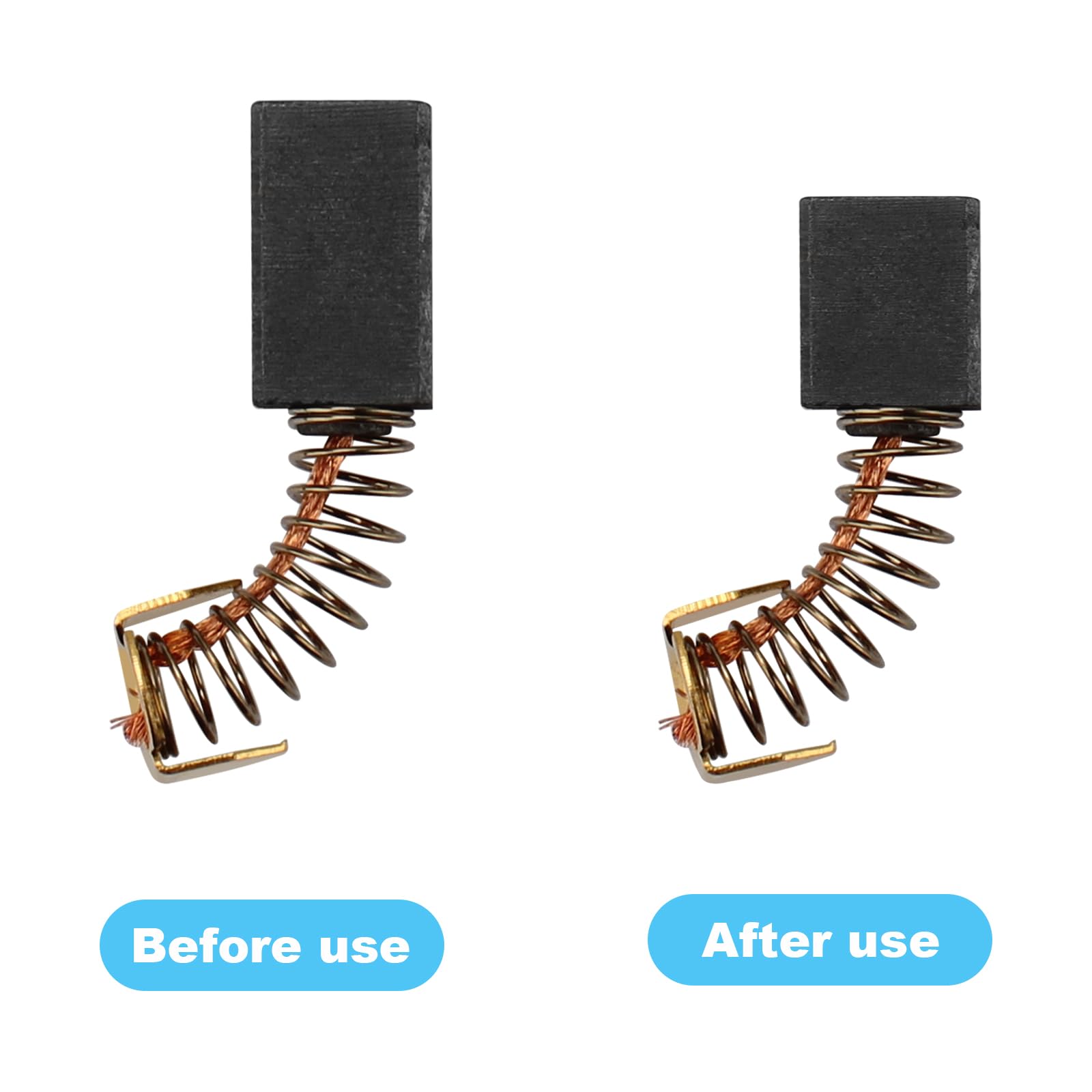 LanKstet Carbon Motor Brush 089006017092(2 pcs) Fits for Ridgid Ryobi Tile/Miter Saw Motor Brush R4040 TS1344 TS1345