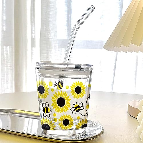 UV DTF Cup Wrap, 10 Sheets Flower Butterfly Bee Coffee Cup Rub on Transfers for Glass Cups, UV DTF Cup Wrap Transfer Stickers Decals Waterproof Rub on Transfers for Glass Cups Crafts Vintage