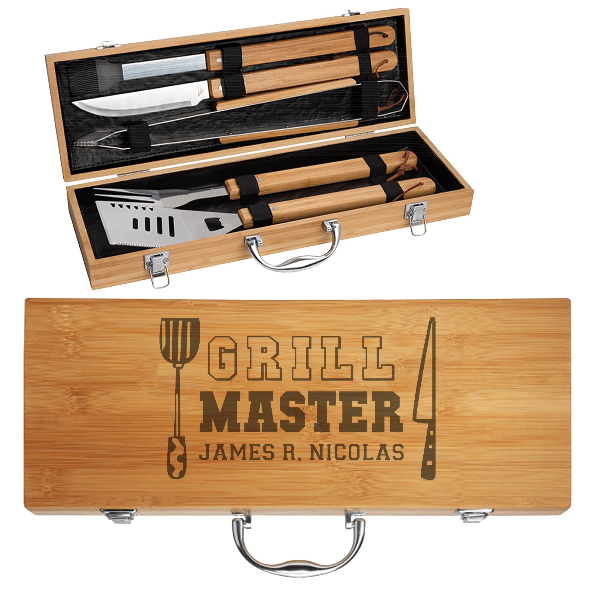 Personalized Cutting Board Gifts for Dad - Custom Wood Grill Board For BBQ - Unique Barbeque and Grilling Gift Idea Fathers Day, Birthday, Anniversary, Christmas For Men, Husband, Dad, Grandpa, Him