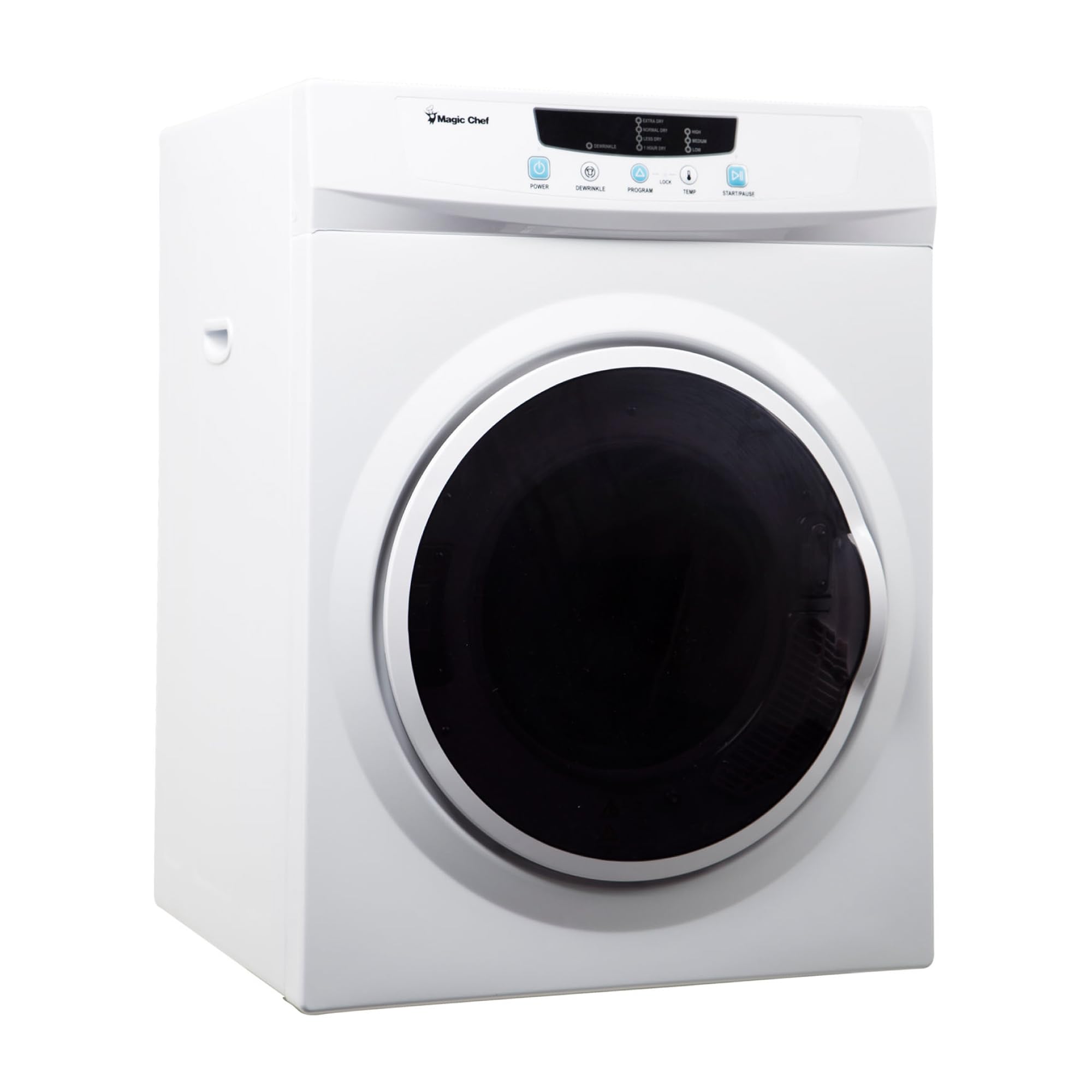 Magic Chef Compact Laundry Dryer Machine, Portable Dryer for Small Spaces, 3.5 Cubic Feet, White
