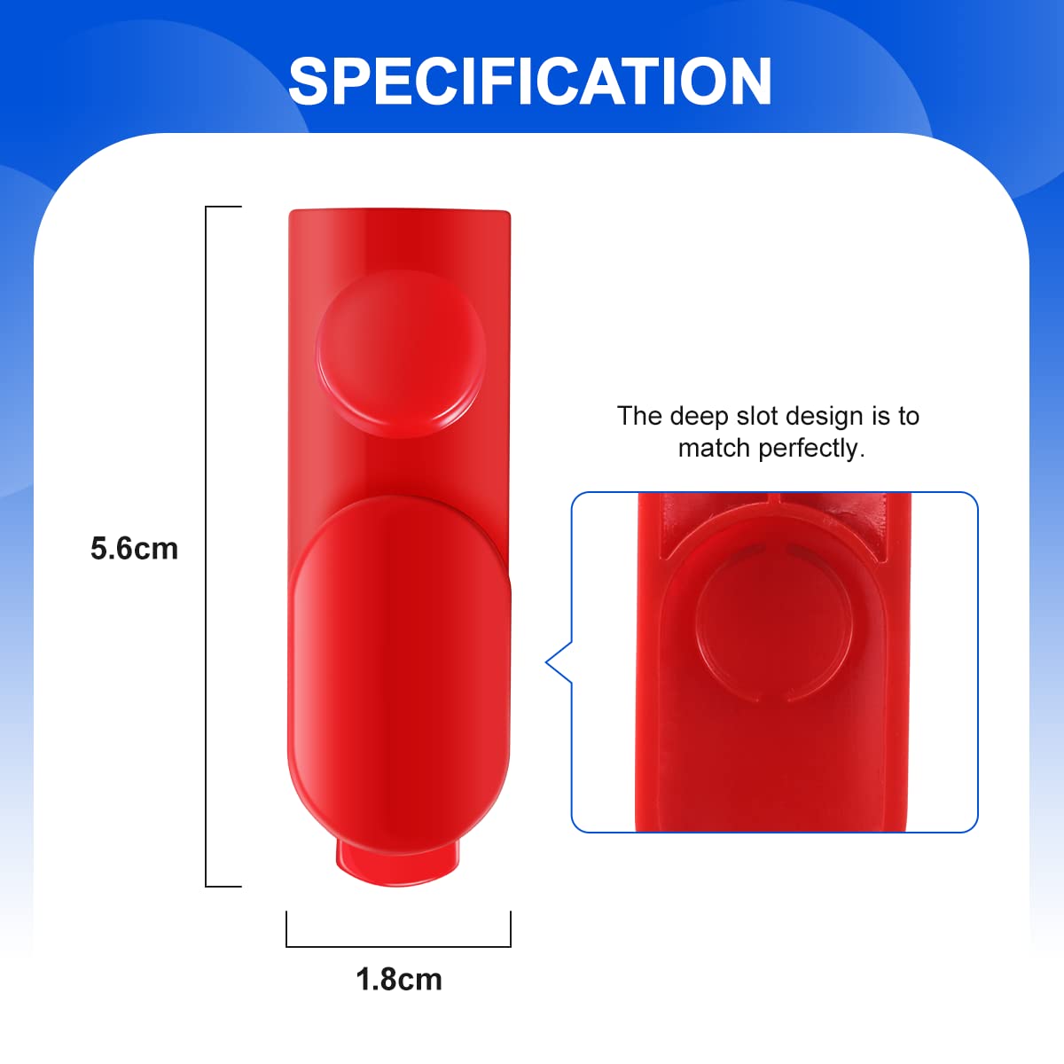 LANMU Replacement Button Clip Latch Tab Compatible with Dyson V15 V11 V10 V8 V7 Vacuum Cleaner Brush Head Electric Drive Parts, Extension Wand Tube Illumination Tool Switch Button with Spring