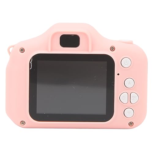 Kids Camera 2.4 Inch IPS Screen 40MP Kids Camera Clear Image with Microphone for Selfie (Pink)