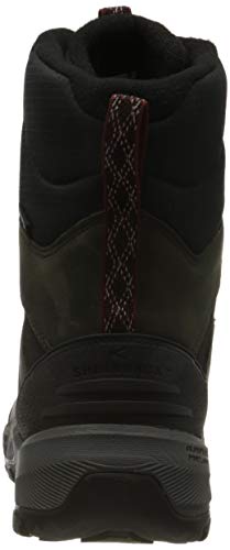 KEEN Men's Revel 4 High Polar Insulated Waterproof Snow Boot, Magnet/Red Carpet, 10.5
