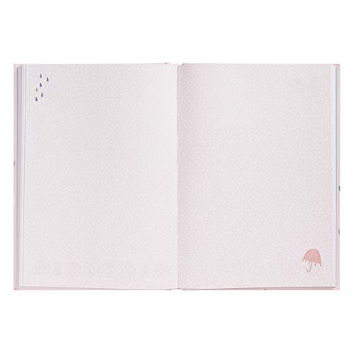 kikki.K Woodland Wanders Designer Collection - B5 Feature Journal, Constructed with 140 GSM Paper, Features a Hard Cover with 200 Pages of Lined, Blank and Quoted Designs